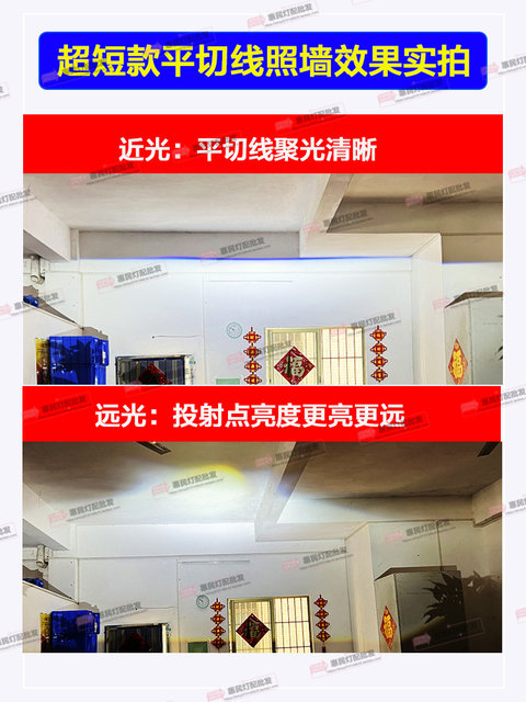 Ultra-short 1.8-inch LED bi-optical lens matrix module headlight ...