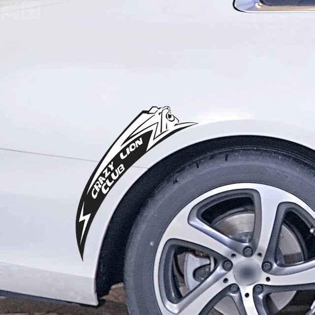 Car stickers wheel eyebrow cartoon personality scratch blocking ...