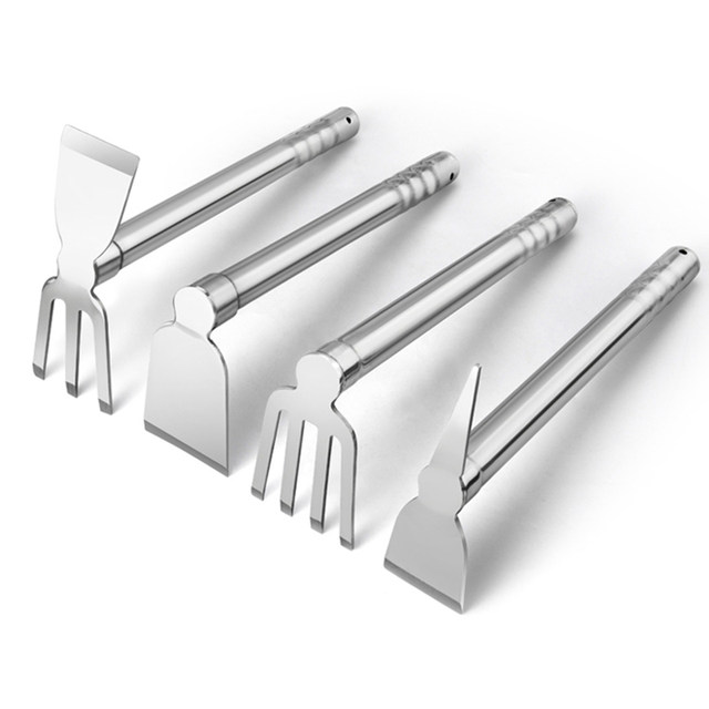 Gardening tools stainless steel small hoe foreign pickaxe household ...