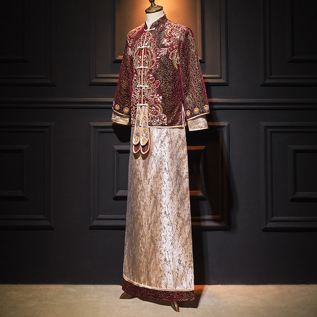 Xiuhe clothing men's clothing 2024 new Chinese style groom's clothing ...