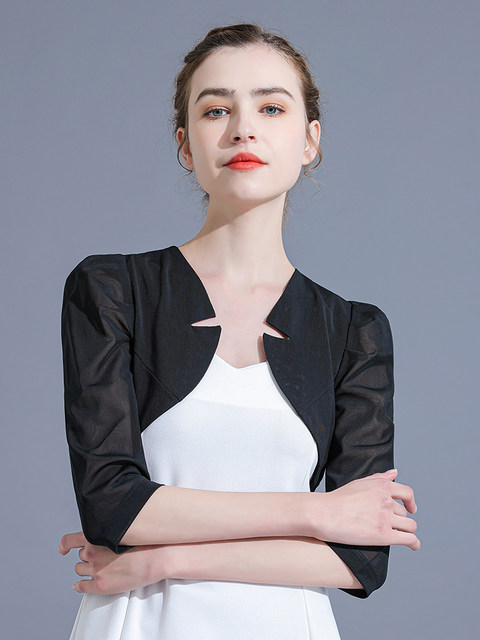 Mesh Shawl for Women, Versatile Short Thin Jacket for Summer 2025, New ...