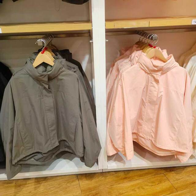 Women's windproof stand collar zipper cardigan jacket loose hooded ...