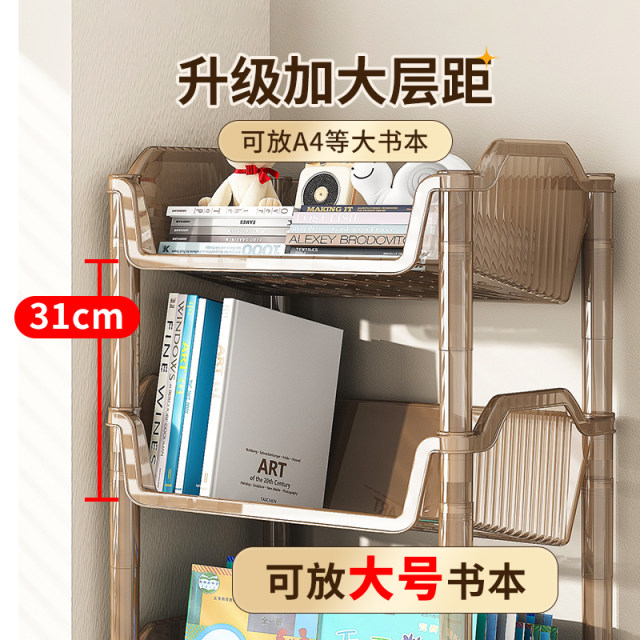Bookshelf floor-standing storage rack children's schoolbag storage ...