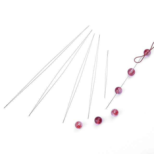 Opening hand-beaded special needle to wear pearls to wear beads ...