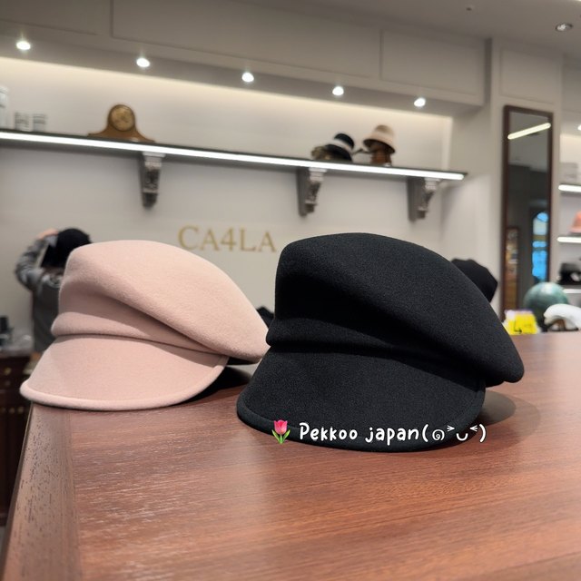 National 57cmCA4LAONM01890HUMANFELT4 wool crooked top newsboy cap hard ...