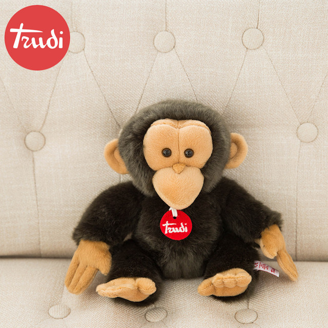 Italian trudi cute monkey doll plush toy children's toy birthday gift