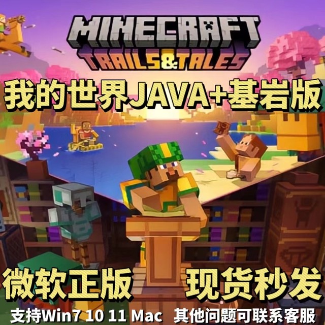Minecraft JAVA version + Bedrock genuine account Minecraft official ...
