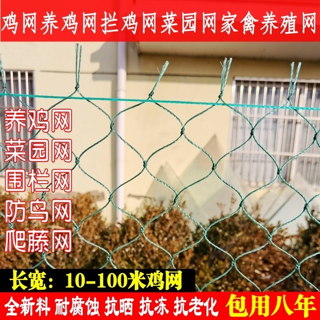 Fence chicken net nylon net vegetable garden fence chicken net fence ...