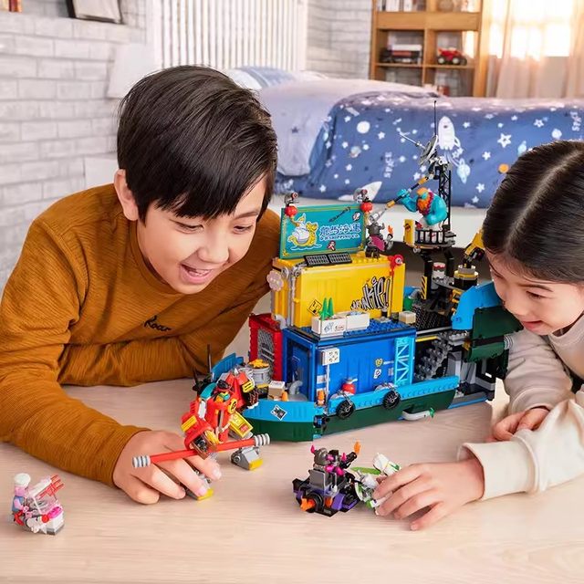 Chinese building blocks Sun Wukong universal sea base 80013 boys ...