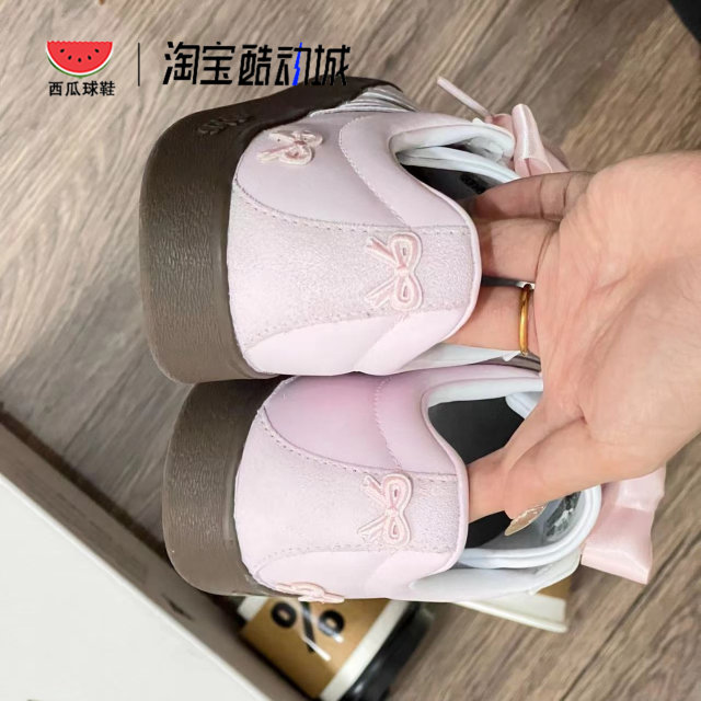 Watermelon sneakers custom adidas neo vi Court tree Girls' heart is ...