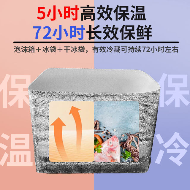 Three-dimensional insulation bag tin foil express delivery package ...