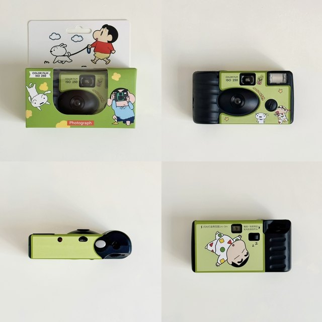 Photograph Crayon Shin-chan disposable film camera film color point-and ...