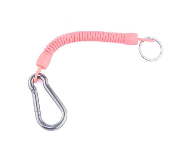 GearPro Diving PU Spring Rope Quick Release Stainless Steel Spring Hook ...