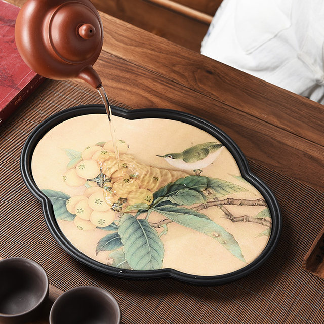 Creative tea tray small water absorption dry bubble table teapot small ...