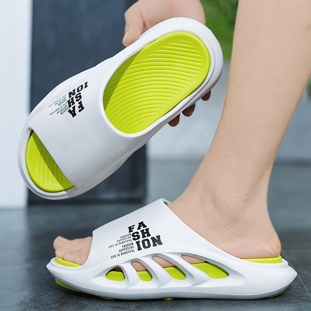 Coconut slippers Men's tide brand in summer external sports anti -slip ...
