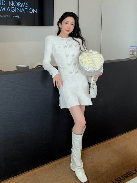 New spring dress for a girl with a sweet little fragrance style high ...