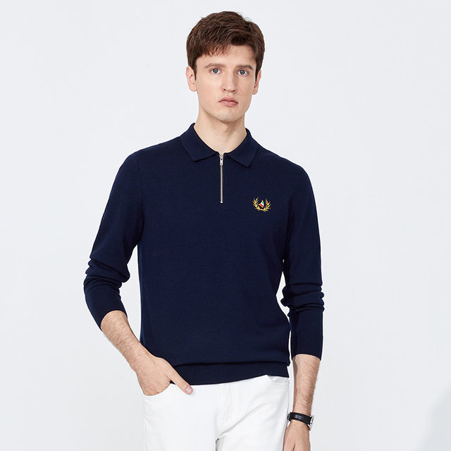 Navigare Italian small sailing ship high-end sweater men's winter ...