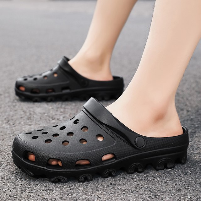 Extra-large size Croc Shoes Men's Summer New Style 46 Anti-slip Dual ...