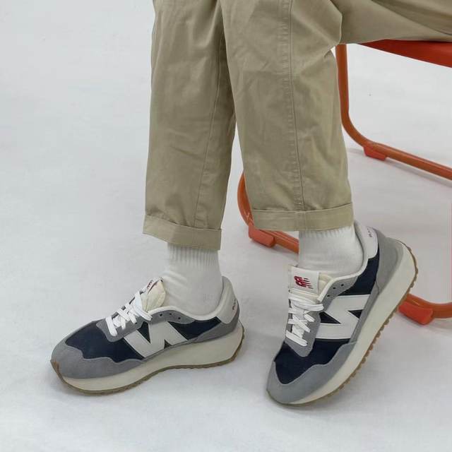 Newbalance/nb237 men's classic low -top leisure sports increases retro ...