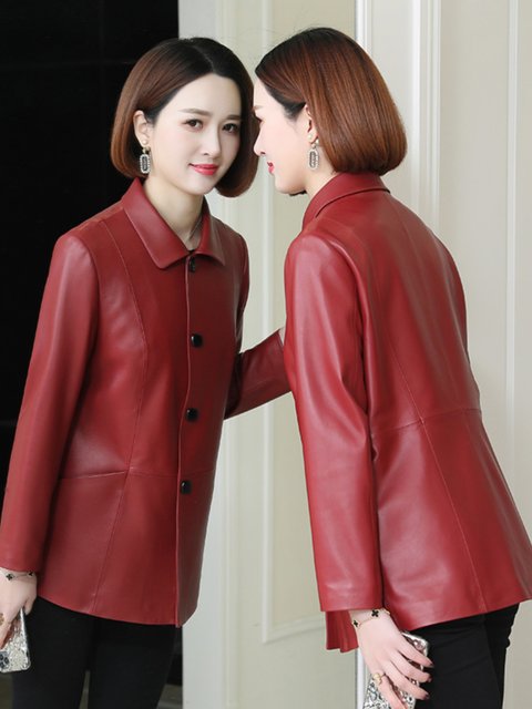Single jacket genuine leather leather jacket for women 2025 spring and ...