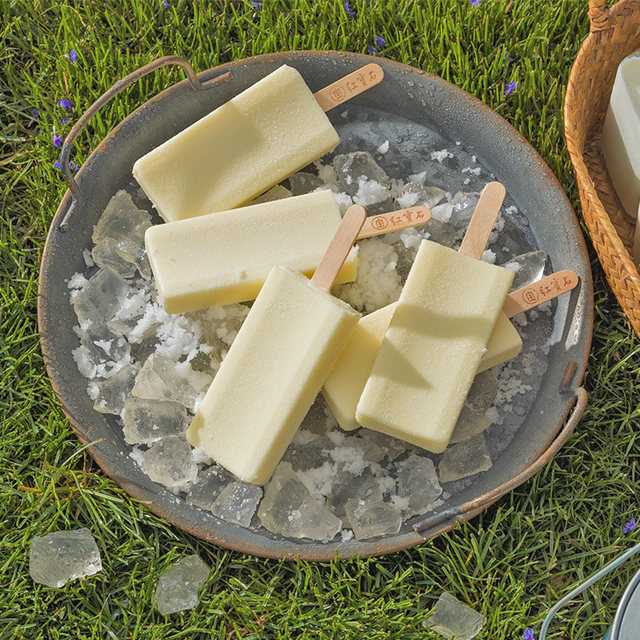 Northeastern big plate ice cream popsicle 20 pack classic milk flavor prairie milk original milk ...