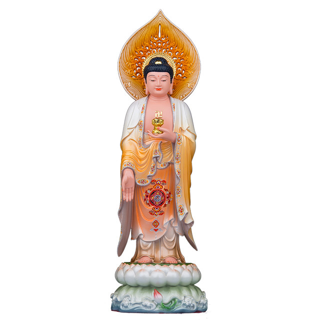 Guanyin Bodhisattva standing statue Amitabha Mahasthamaprapta home ...