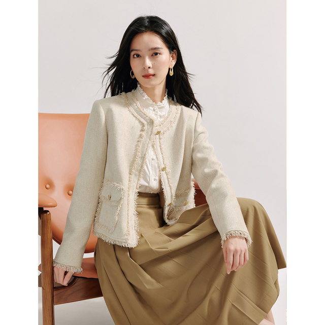 Inman French style small fragrant fringed short coat for women 2024 ...