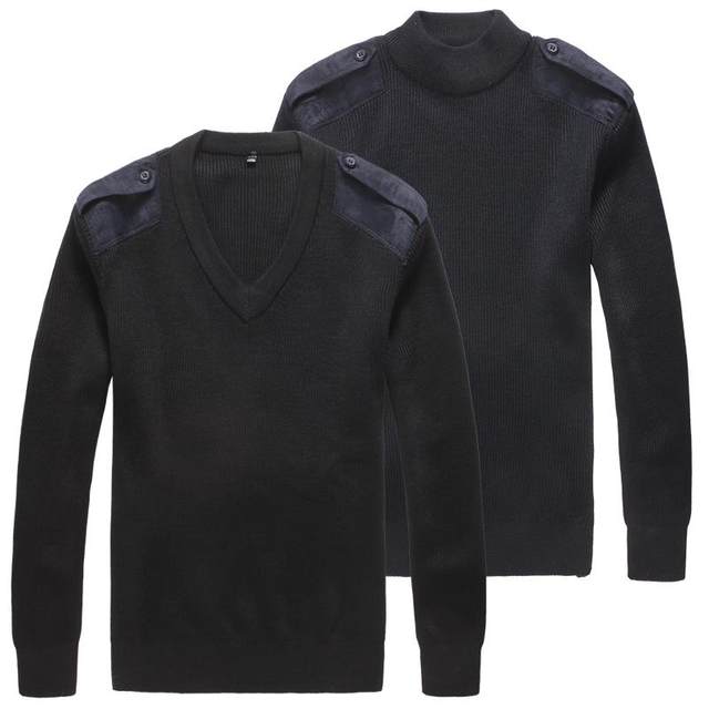 Authentic sea sweater thickened navy blue professional wear maritime ...