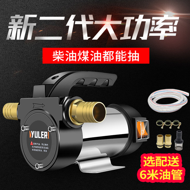 Yule forward and reverse electric pump diesel 12V24V220V DC refueling ...