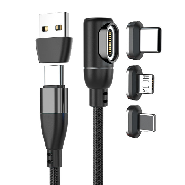 100W magnetic data cable magnetic charging cable 120W magnetic fast ...