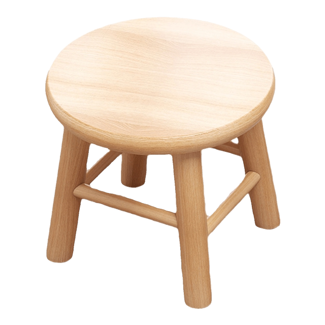 Solid wood small stool, simple coffee table, small bench, household low ...