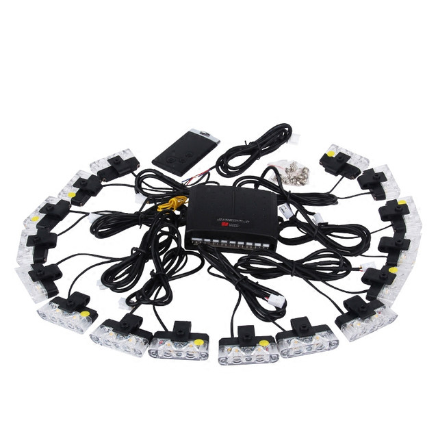 Car decoration led strong light super bright high beam warning light ...