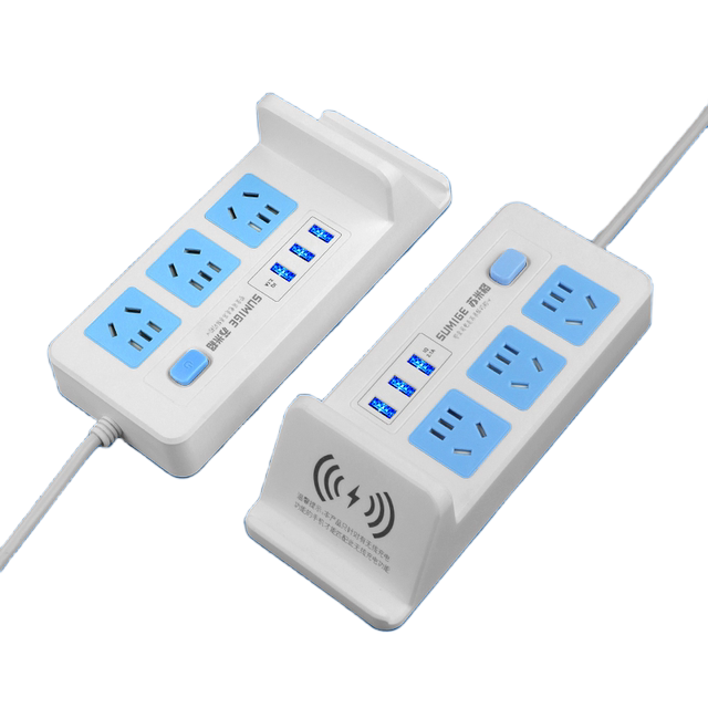 Household USB socket strip creative wireless mobile phone charging ...