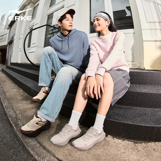 Hongxing Erke's new Long Fei Feng Wu 2 sports shoes men's shoes national trend dad shoes couples ...