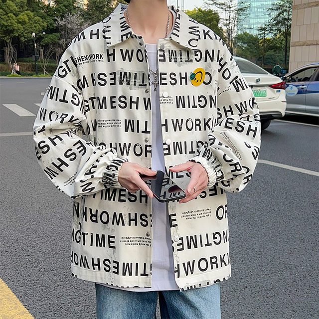 Spring and autumn new style teenager denim jacket boy junior high ...