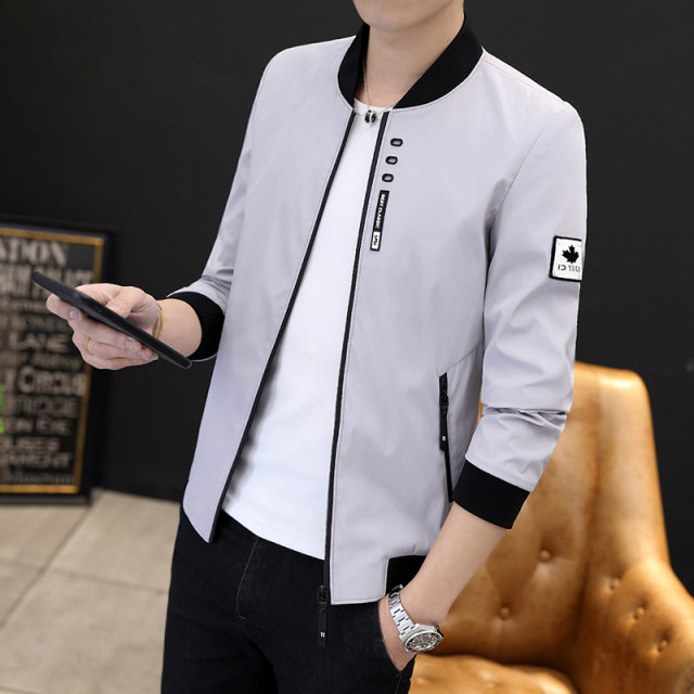 Men's Jackets Spring 2024 New Youth Korean Style Slim Trendy Casual ...