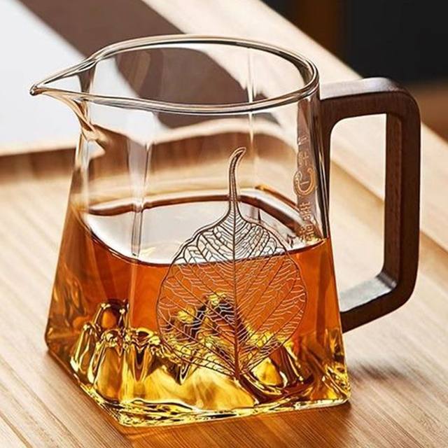 Fair cup tea sea side handle high-end light luxury thickened household ...