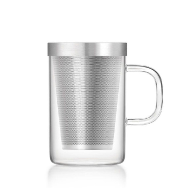 Heat-resistant tea water separation glass stainless steel tea leakage ...
