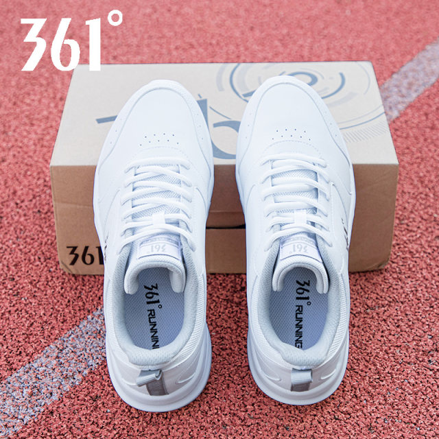 361 Men's Shoes Sports Shoes Men's New Winter Men's Leather Waterproof ...