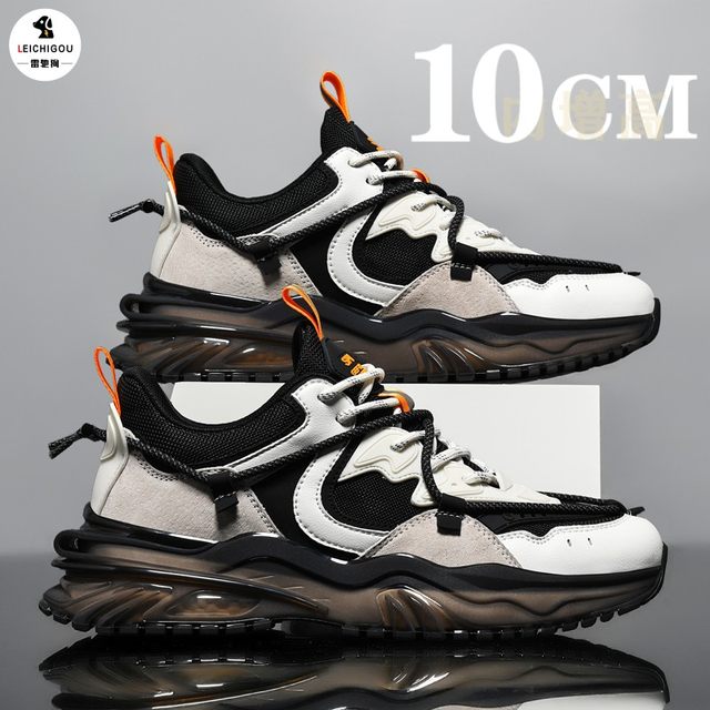 Inner height-increasing men's shoes 10cm dad casual shoes men's non ...