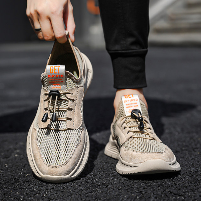 45 large size 46 men's shoes without lace-up running soft sole plus fat ...