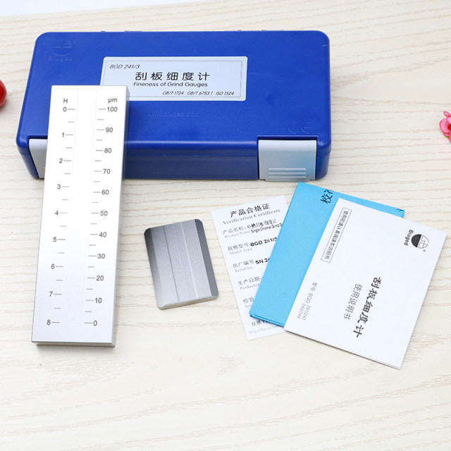 BGD241/0 stainless steel scraper fineness meter fineness plate paint ...