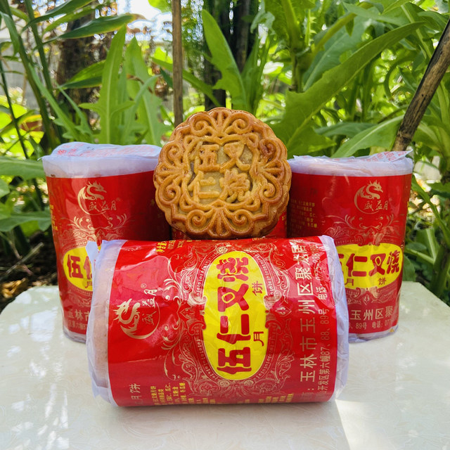Guangxi Yulin Wuren Barbecued Mooncake Mooncake Traditional Old -style ...