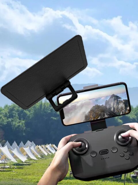 Mobile phone shielding board outdoor live broadcast drone fishing car ...