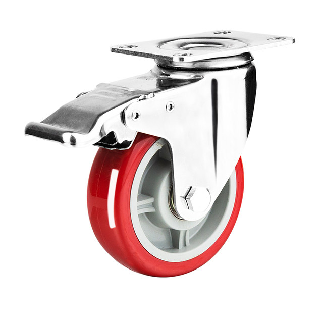 Thick 304 stainless steel casters 2.5 inches 3 inches 4 inches 5 inches ...
