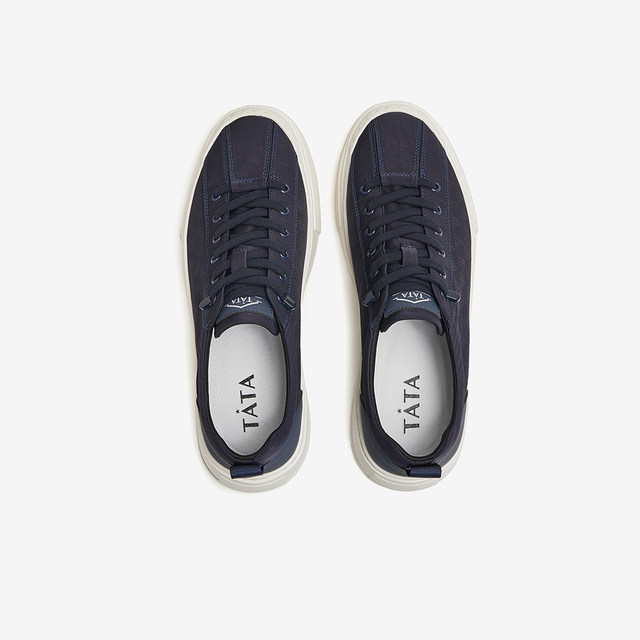 Tata casual canvas shoes men's breathable thick-soled sneakers men's ...