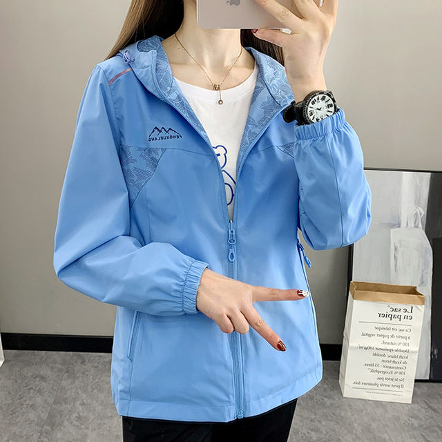 Double-sided thin spring and autumn jacket for women 2025 new large ...