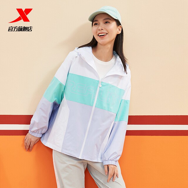 Xtep Universe Sports Trench Coat Women's Spring and Autumn Casual ...