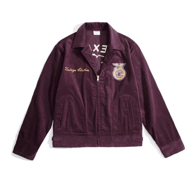 Dip Couple Style ffa American Farmers Association Jacket Red Corduroy ...