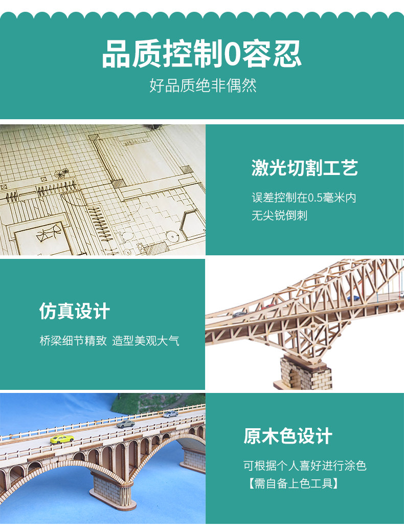 Puzzle model - Hong kong-zhuhai-macao qingzhou channel bridge